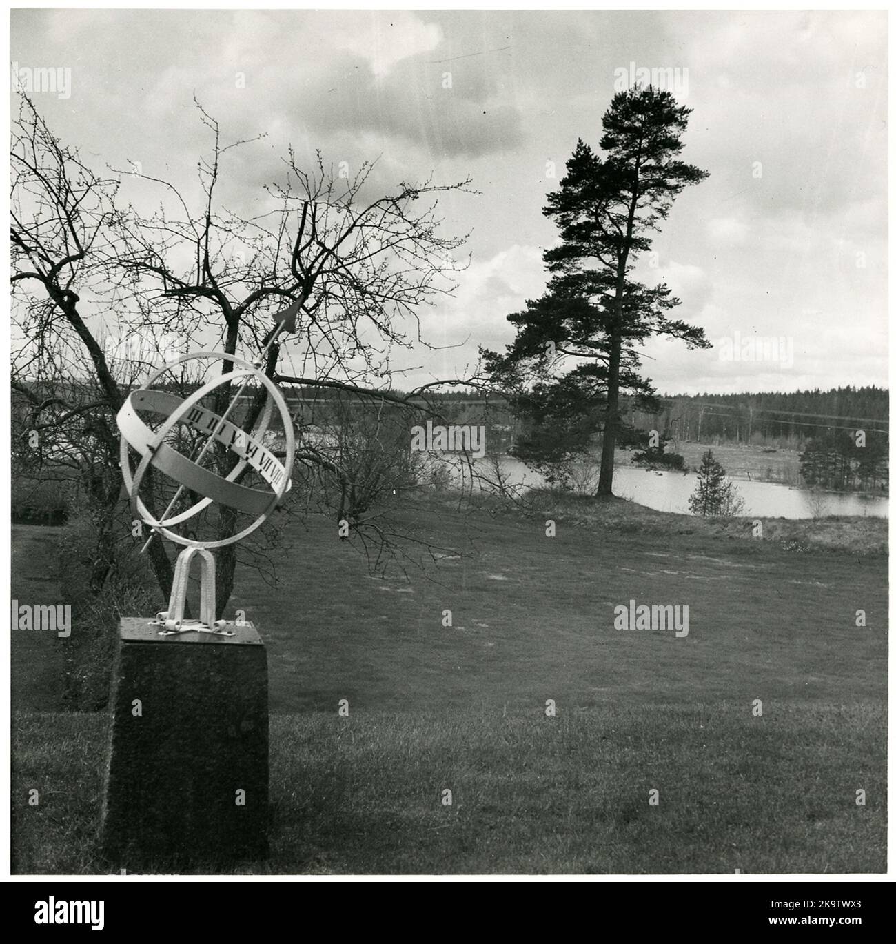 View at Hagge Forest Administration Stock Photo - Alamy