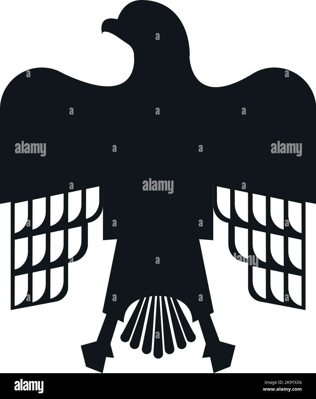 uae eagle emblem silhouette Stock Vector Image & Art - Alamy