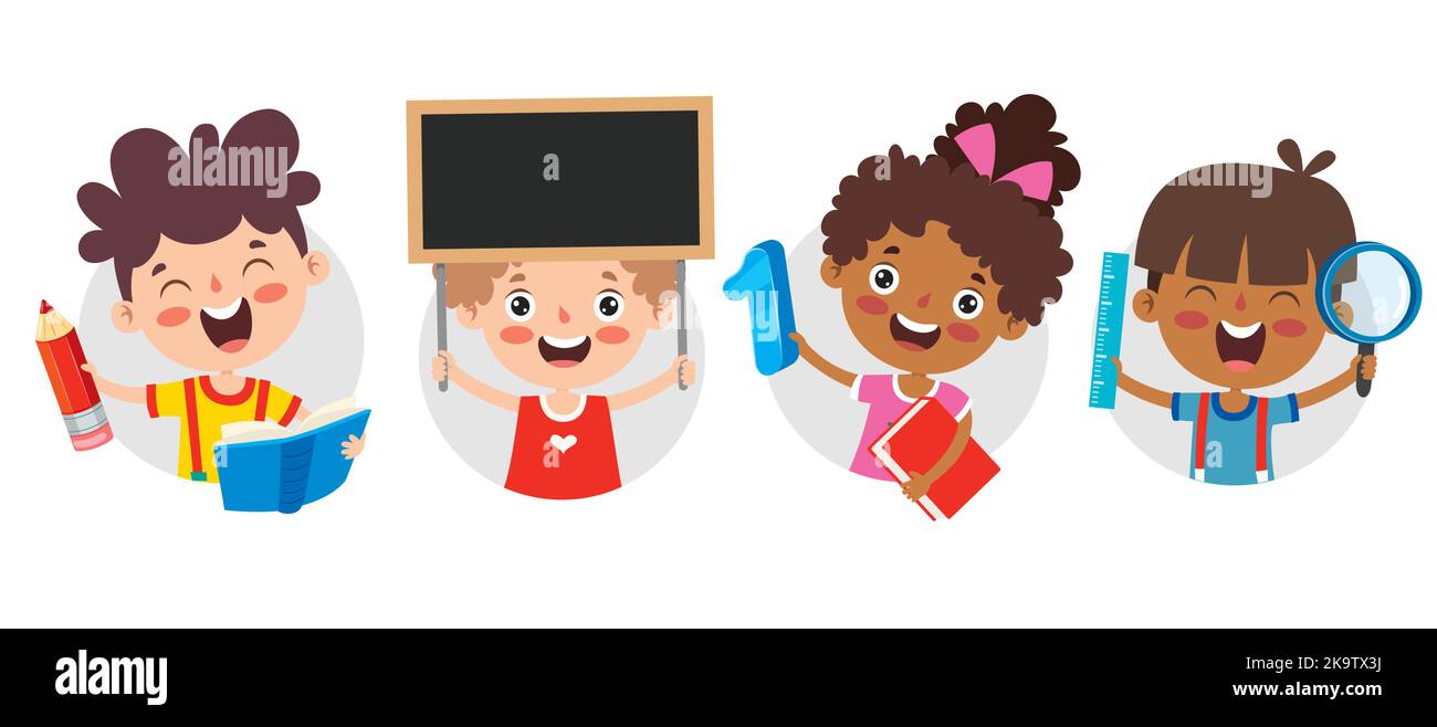 Education Concept With Cartoon Student Stock Vector Image & Art - Alamy