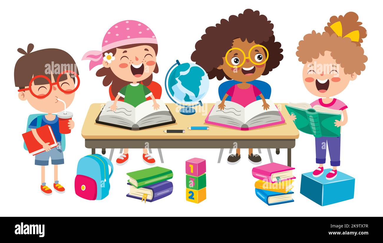 Cartoon student hi-res stock photography and images - Alamy