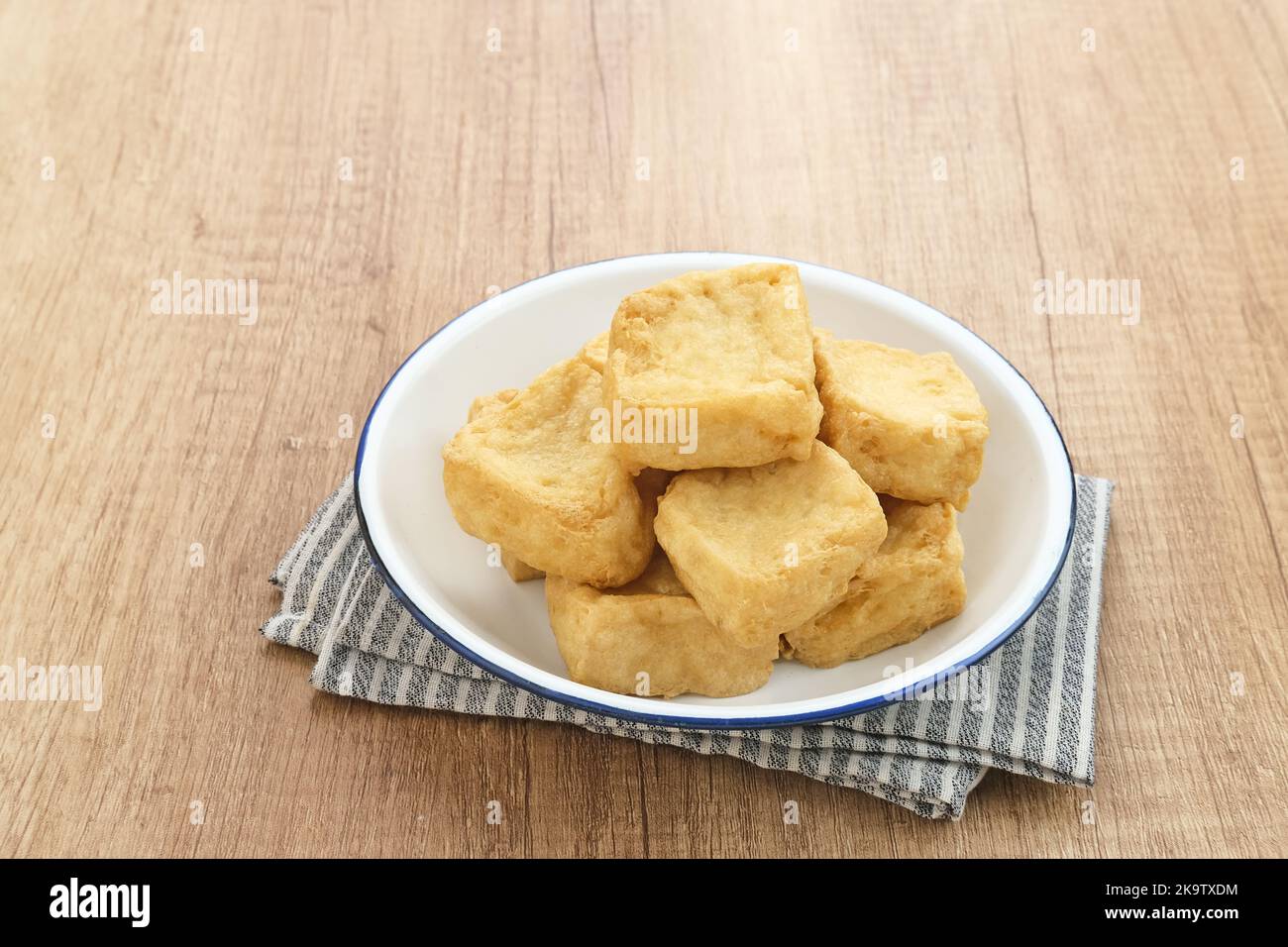 Tahu Goreng or Fried Tofu, Indonesia traditional food, made from ...