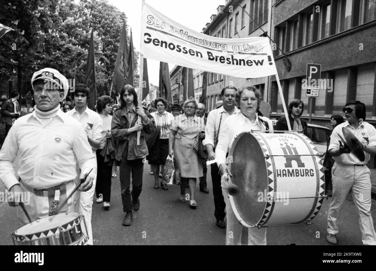 The visit of the Soviet head of state and party Leonid Brezhnev to Bonn ...