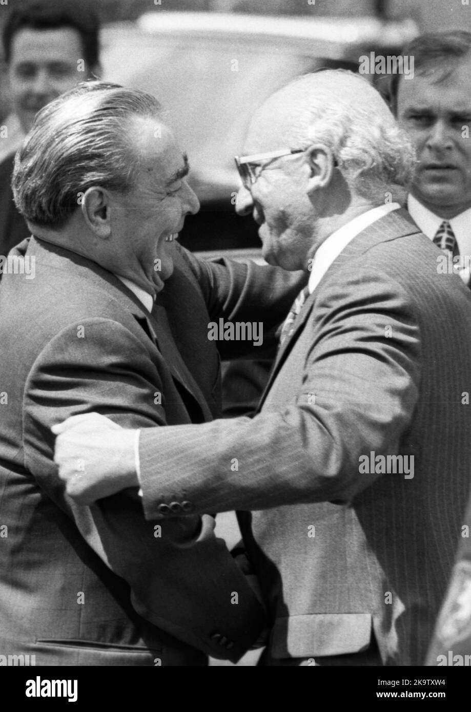 The visit of the Soviet head of state and party leader Leonid Brezhnev ...