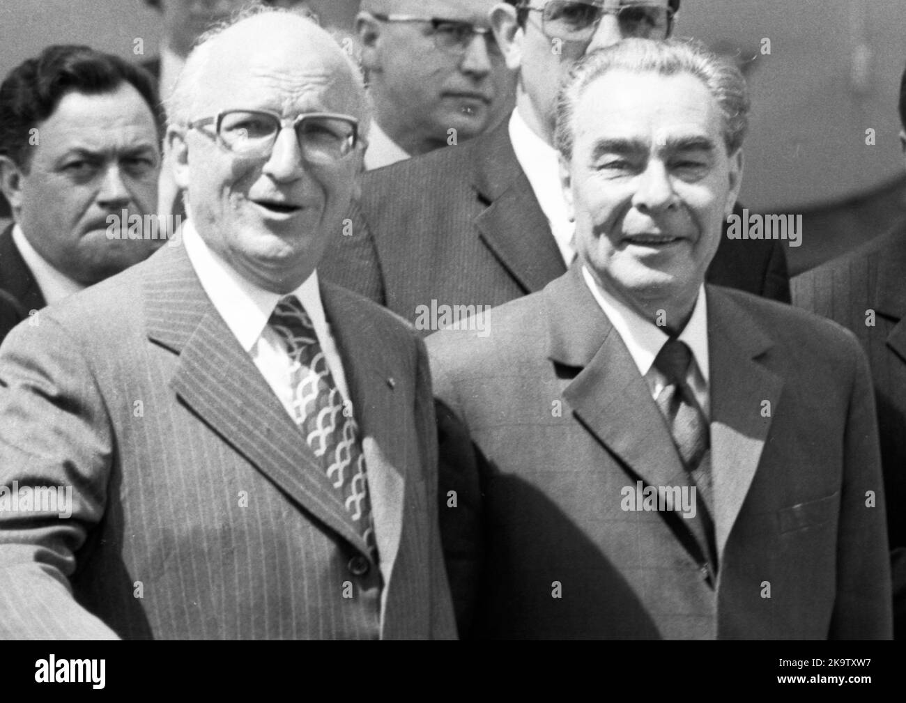 The visit of the Soviet Head of State and Party Leonid Brezhnev to Bonn ...
