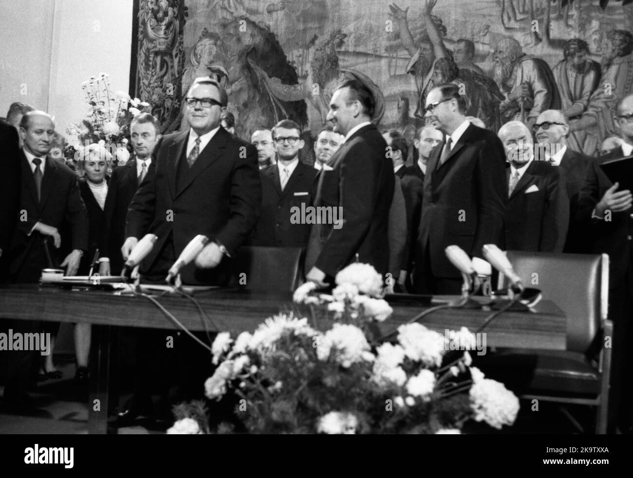 As part of the SPD/FDP coalition's policy of detente, the Transit ...