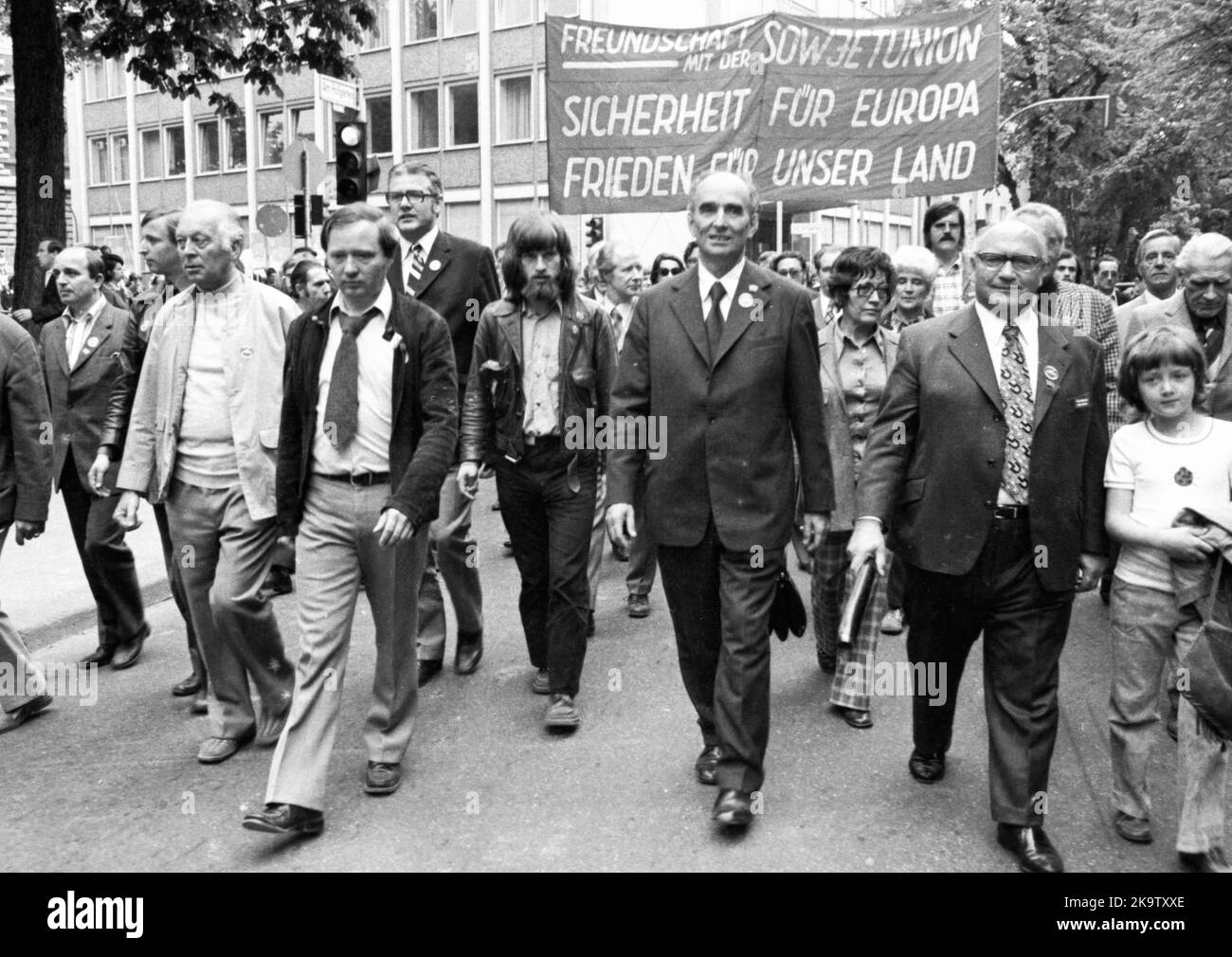 The visit of the Soviet head of state and party Leonid Brezhnev to Bonn ...