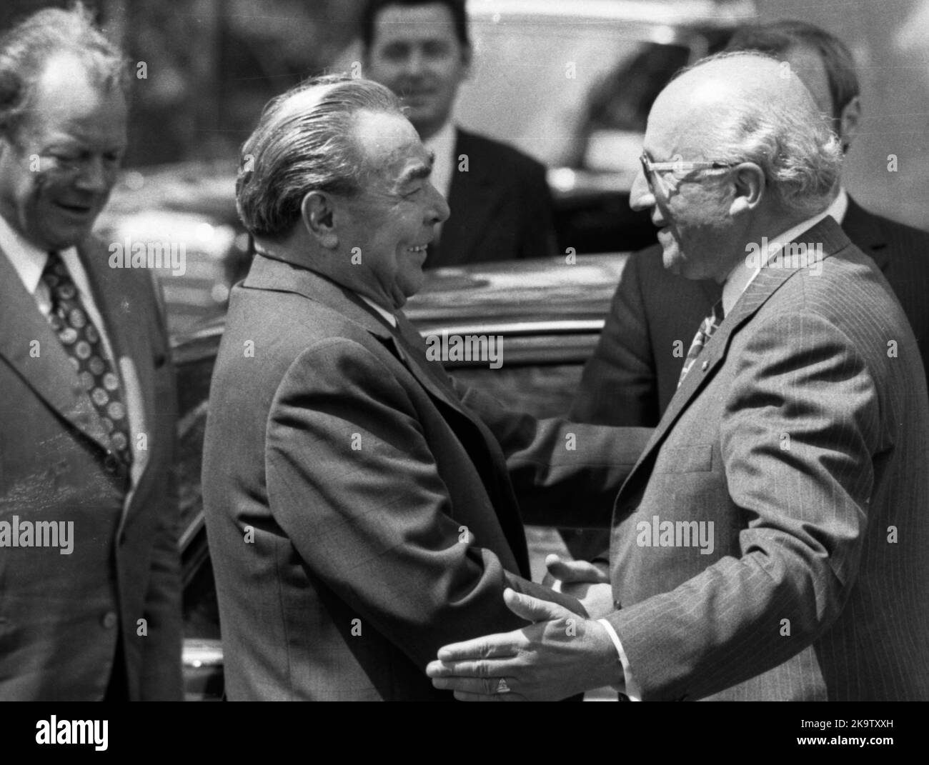 The visit of the Soviet Head of State and Party Leonid Brezhnev to Bonn ...