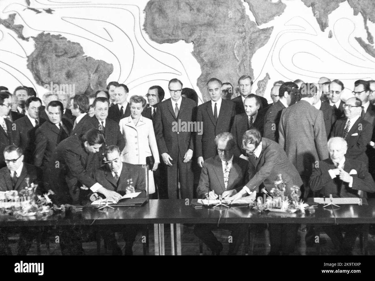 The visit of the Soviet head of state and party leader Leonid Brezhnev ...