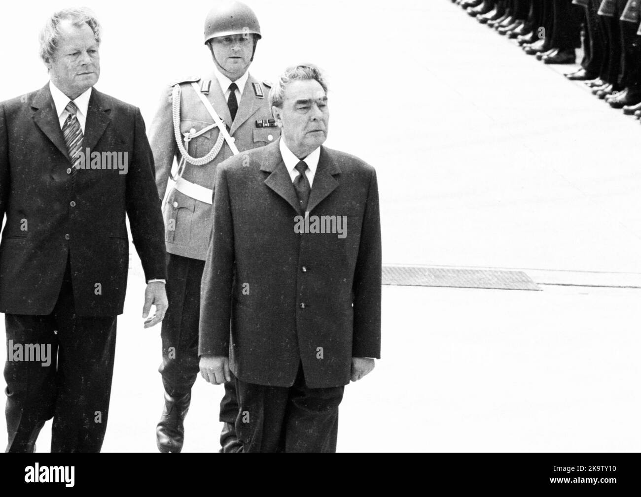 The visit of the Soviet head of state and party leader Leonid Brezhnev ...