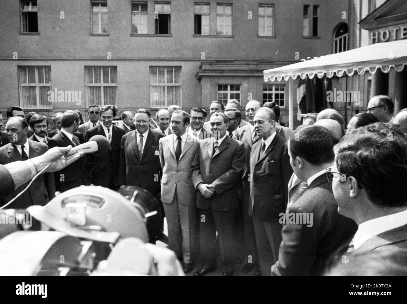 The visit of the Soviet head of state and party leader Leonid Brezhnev ...