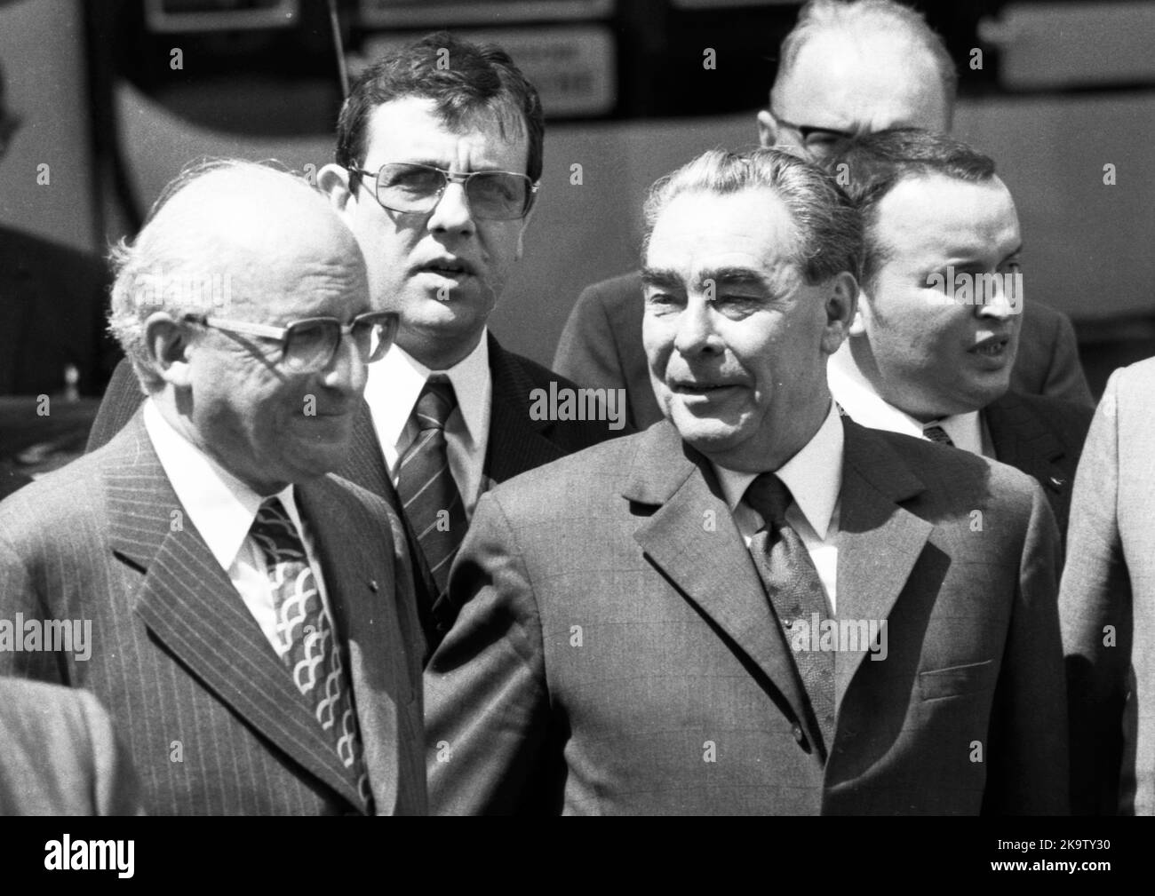 The visit of the Soviet Head of State and Party Leonid Brezhnev to Bonn ...