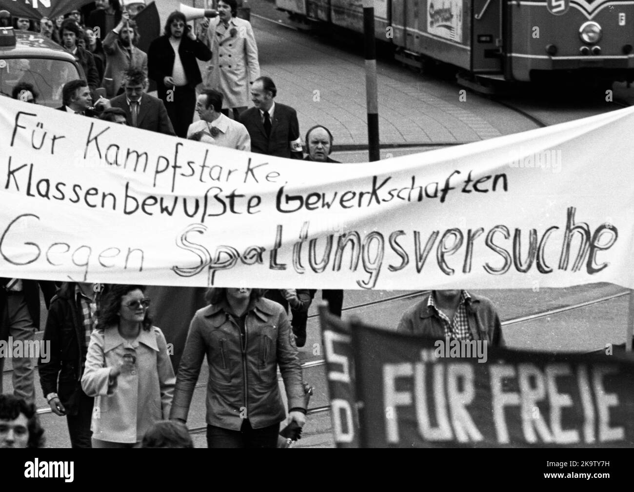 The traditional May Day demonstration of the German Trade Union ...