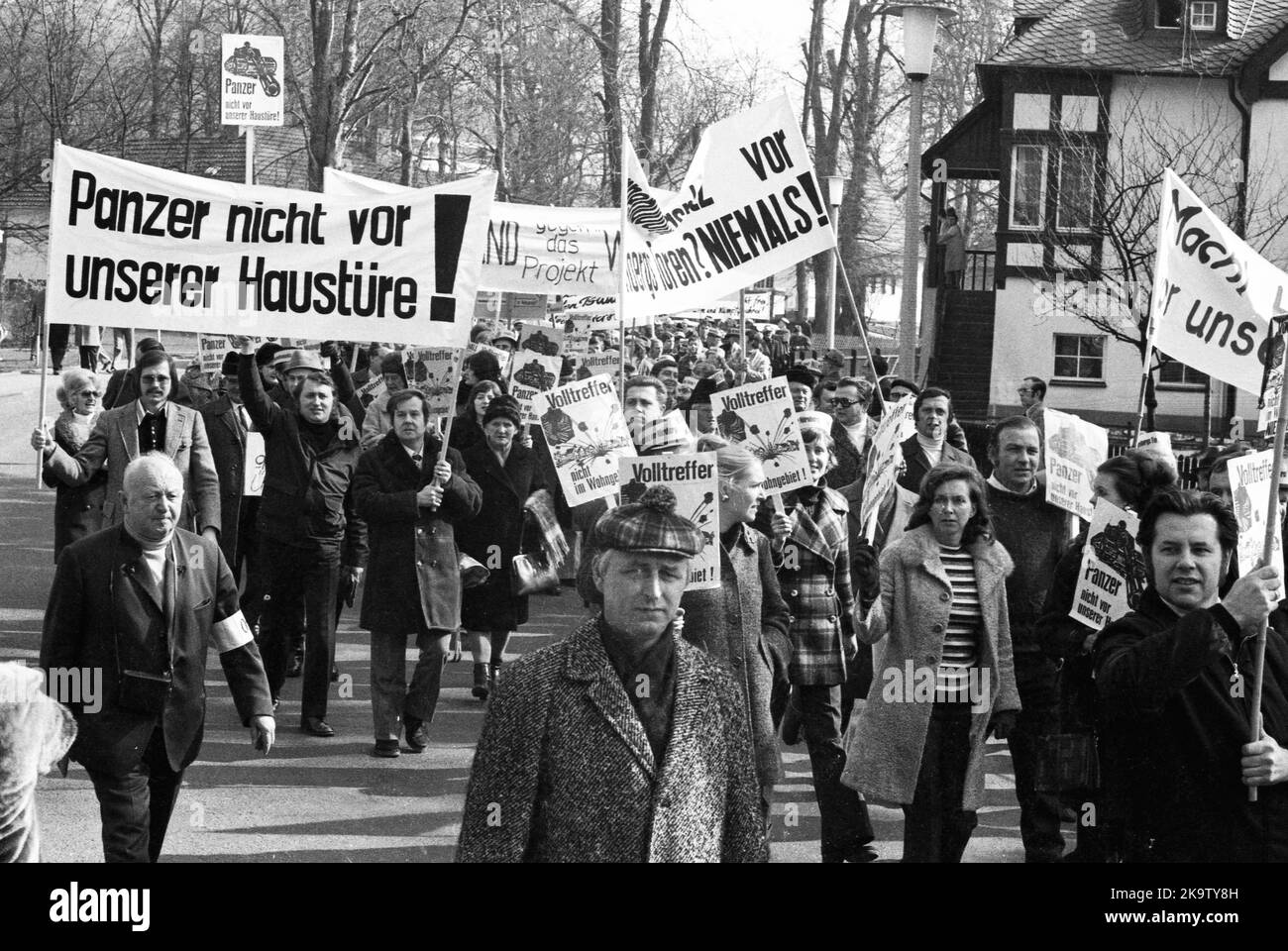 Several hundred citizens from Nuremberg, Germany, protested against a ...