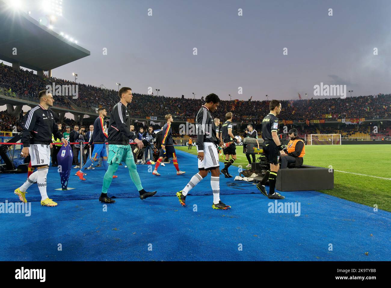 Via Del Mare stadium, Lecce, Italy, October 29, 2022, Moise Kean ...
