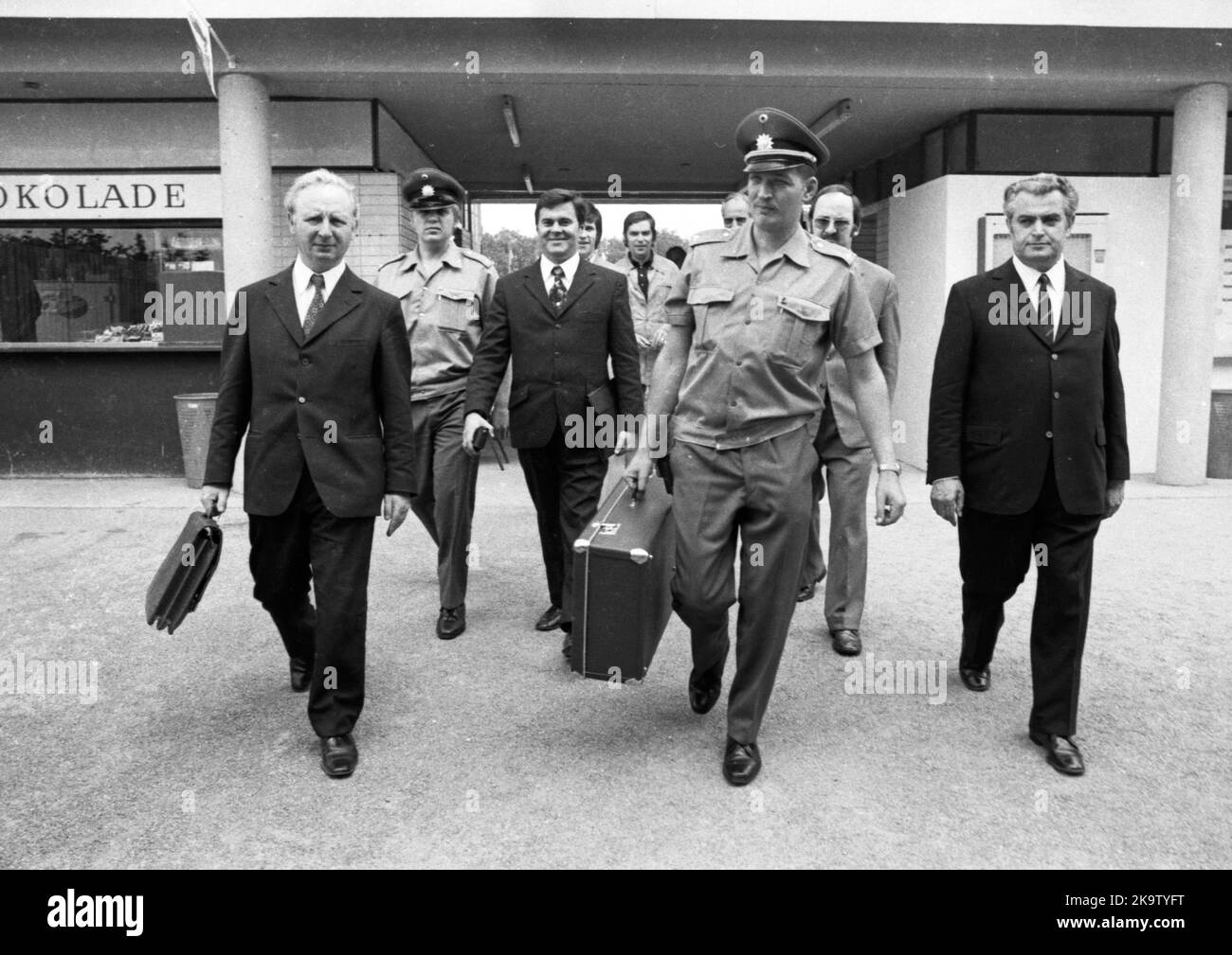 A delegation of scientists from the USSR visited Germany to exhibit ...