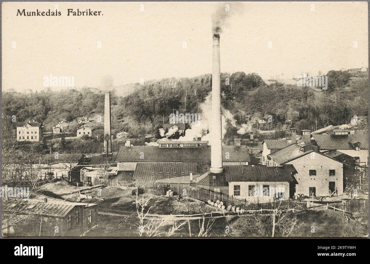 Industrial area in Munkedal Stock Photo - Alamy