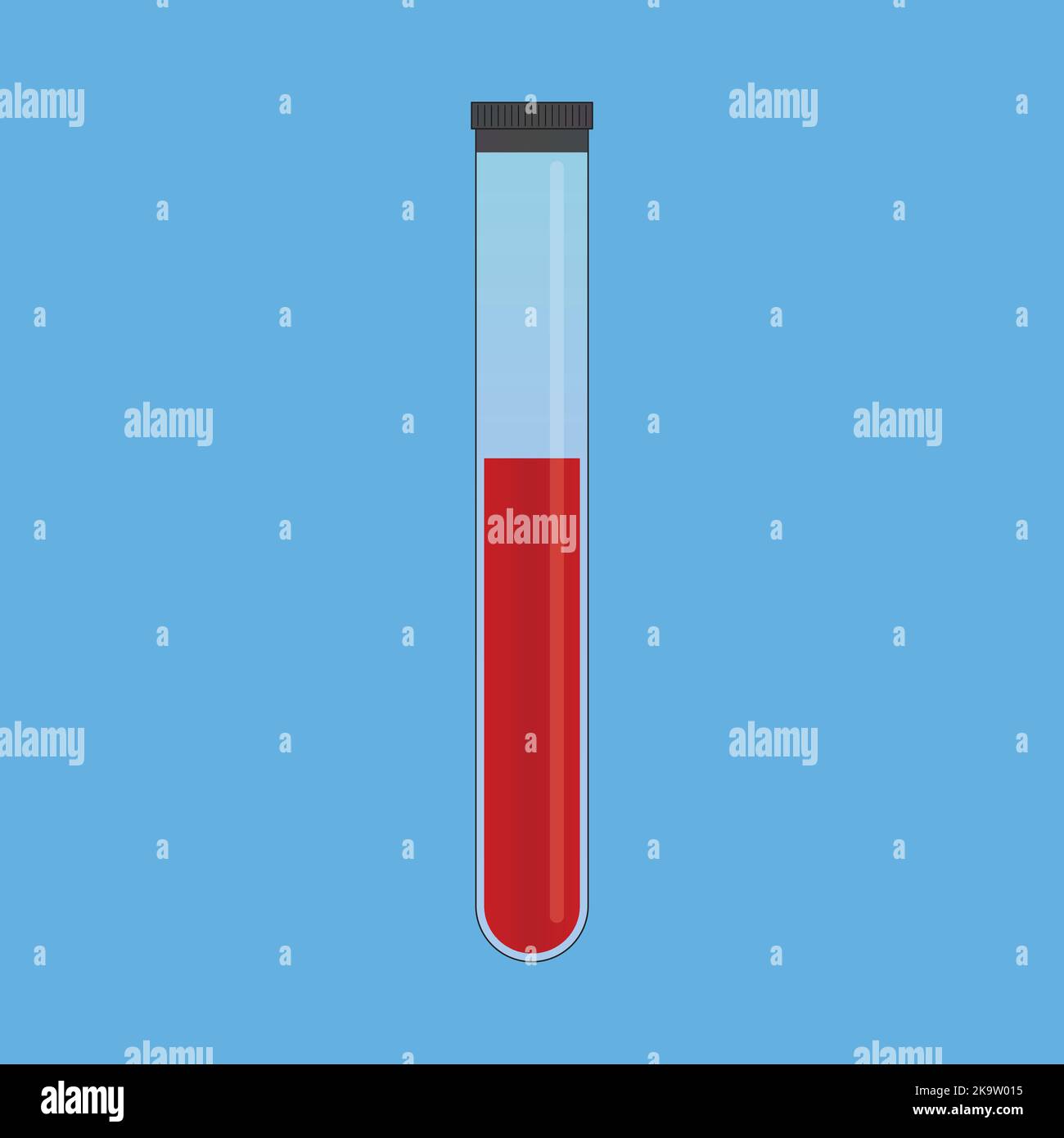 Blood test tube icon - vector illustration Stock Vector Image & Art - Alamy