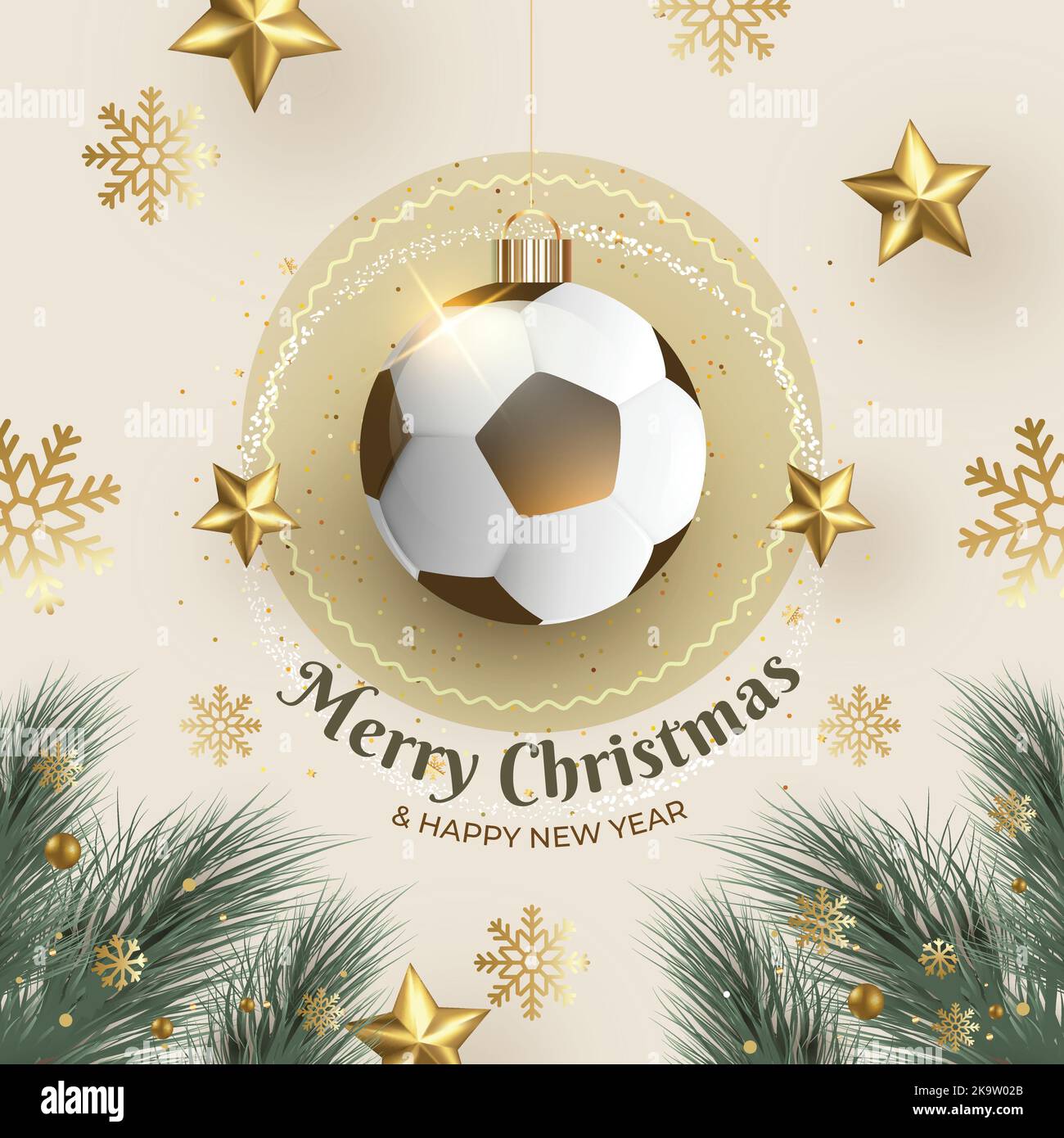 realistic christmas sport illustration vector design illustration Stock ...