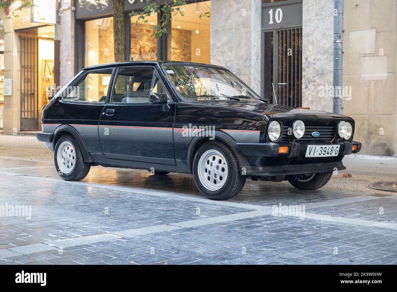 SAN SEBASTIAN, SPAIN-OCTOBER 22, 2022: 1981 Ford Fiesta XR2 (first ...