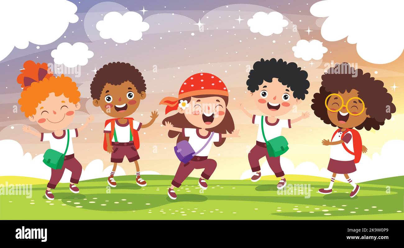 Education Concept With Cartoon Student Stock Vector Image & Art - Alamy