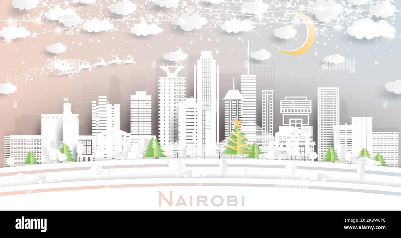 New nairobi skyline Stock Vector Images - Alamy