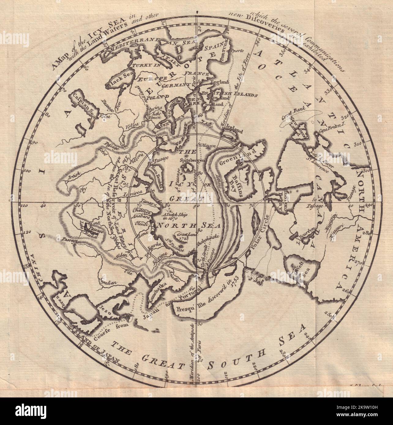 A Map of the Icy Sea… Arctic Ocean. Canada Siberia Alaska Norway GIBSON ...