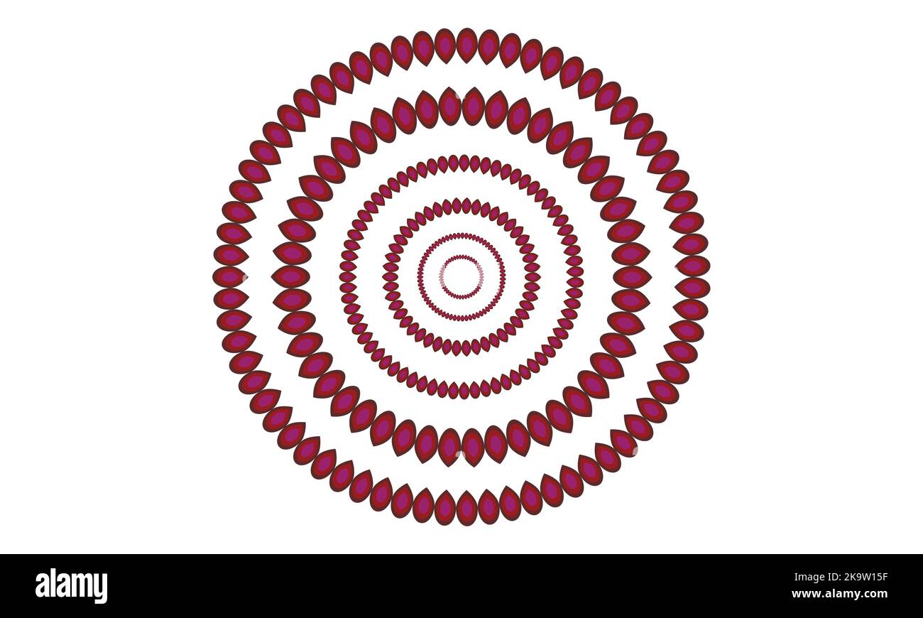 Trendy Seamless Pattern Stippled Circles Texture Vector Retro Colors ...