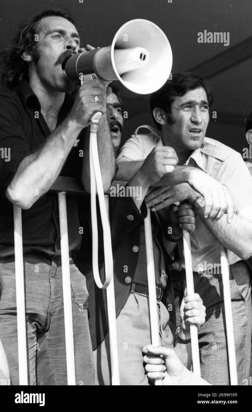 The strike at the Ford factory, here in Cologne on 27-29 August 1973 ...