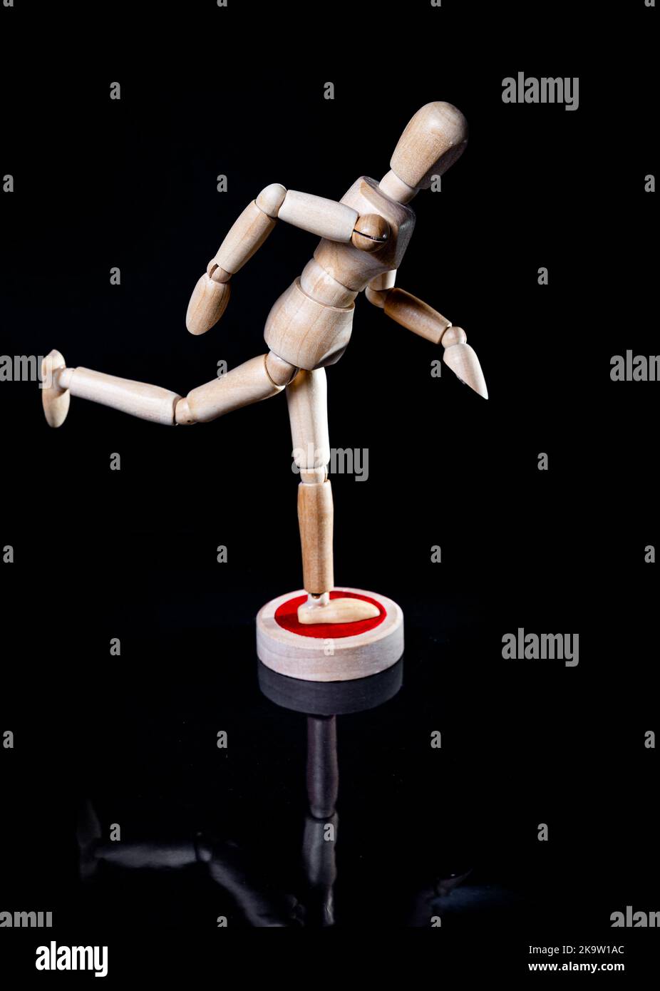 Wooden mannequin falling pose hi-res stock photography and images - Alamy