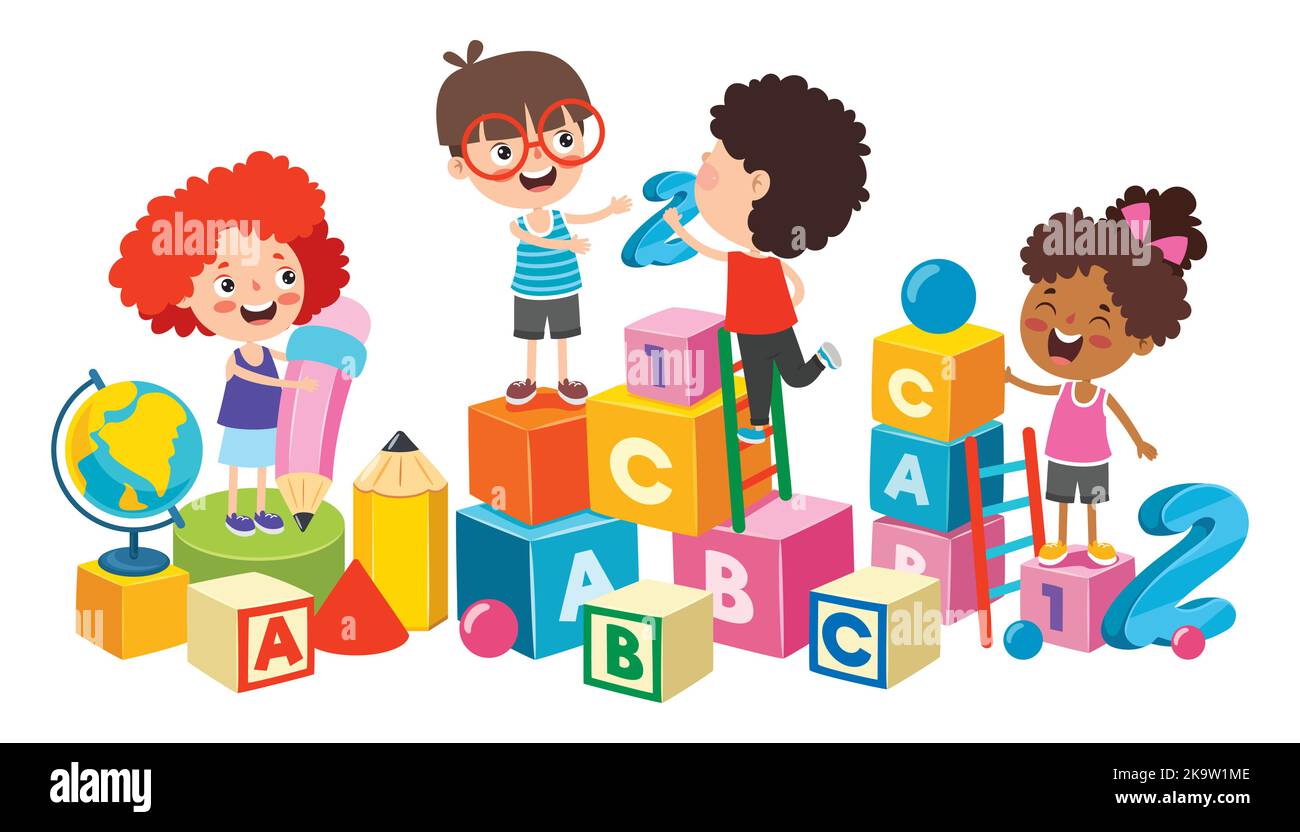 Education Concept With Cartoon Student Stock Vector Image & Art - Alamy