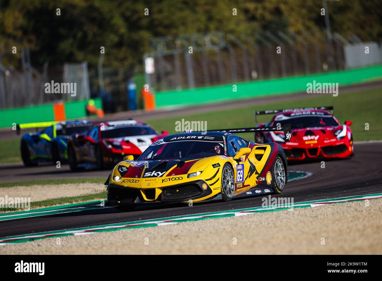 Ferrari F488 Challenge during the Ferrari Finali Mondiali at Imola from ...
