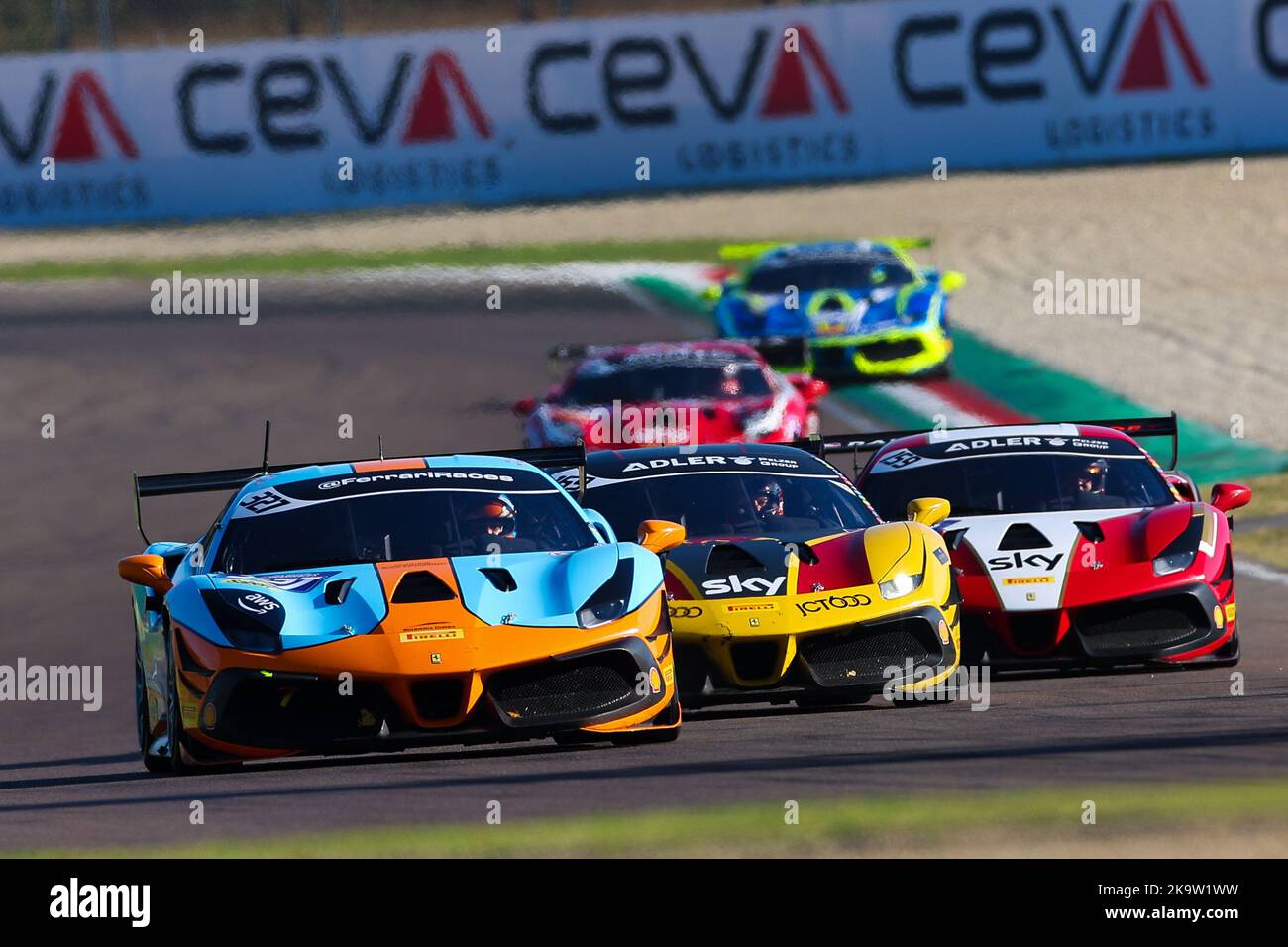 Ferrari F488 Challenge during the Ferrari Finali Mondiali at Imola from ...
