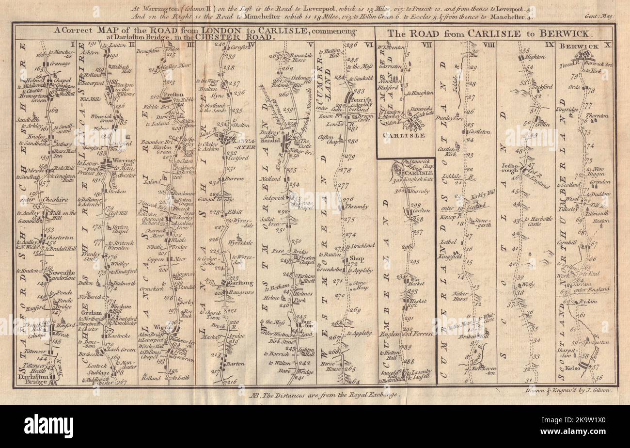 The Road… to Wigan Preston Lancaster Kendal Carlisle & Berwick. GIBSON ...