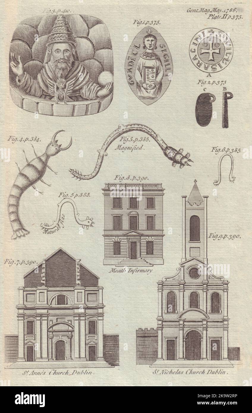 St. Ann's, Dawson St. & St. Nicholas Church, Dublin. Meath Infirmary ...