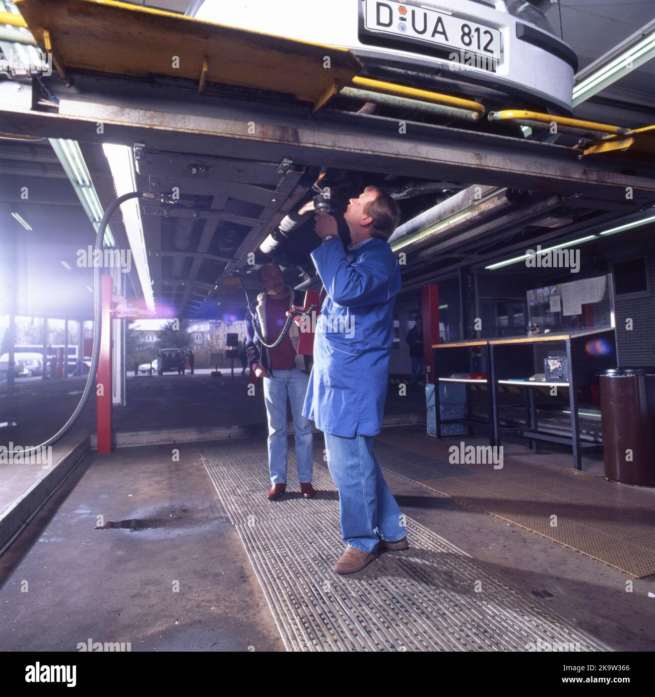 The Technical Inspection Association (TUeV) during the inspection of ...