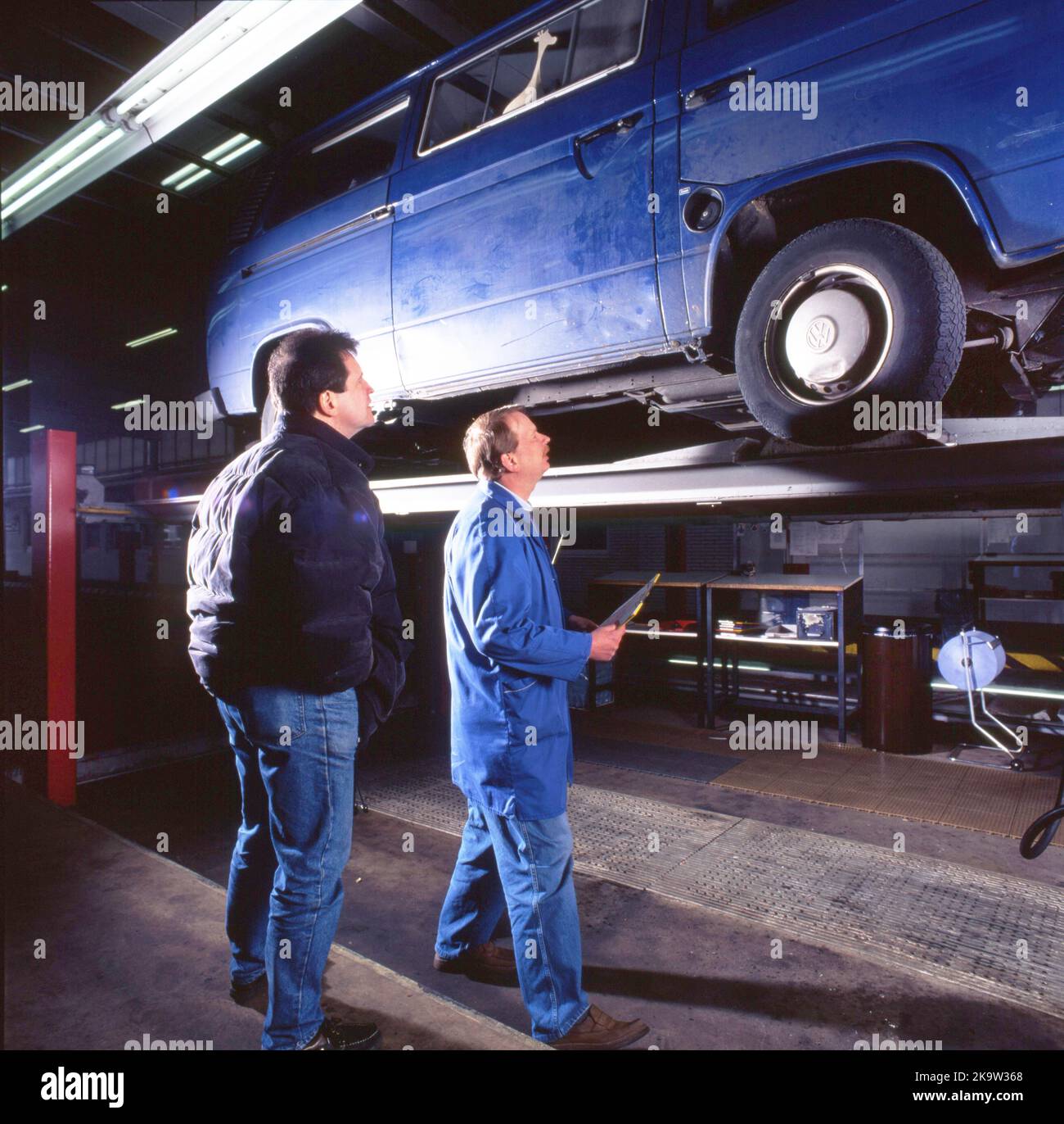 The Technical Inspection Association (TUeV) during the inspection of ...