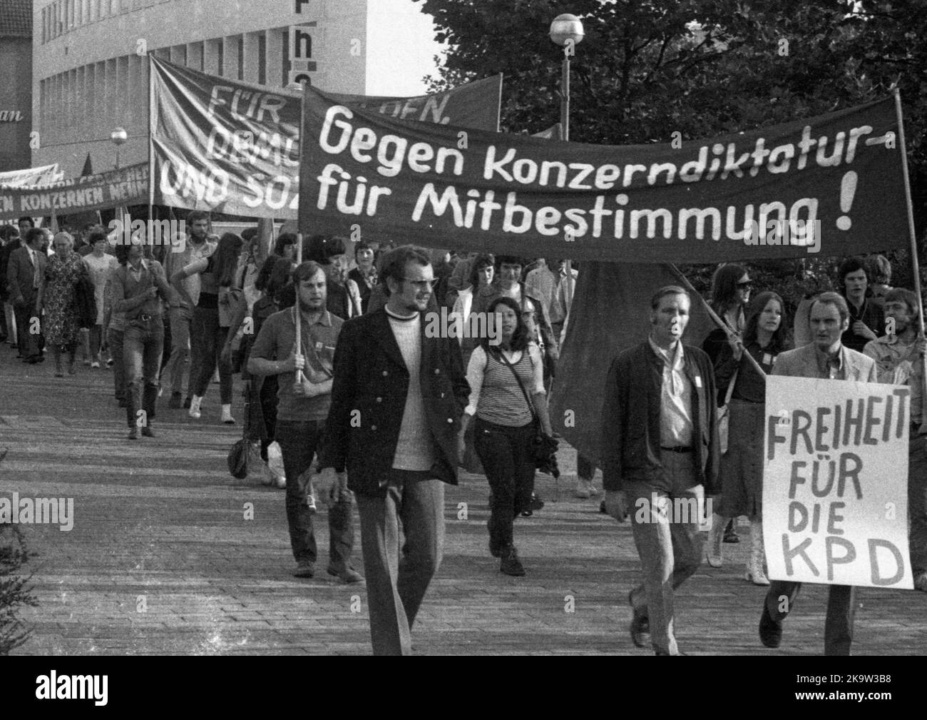 With a conference and demonstration, the German Communist Party (DKP ...