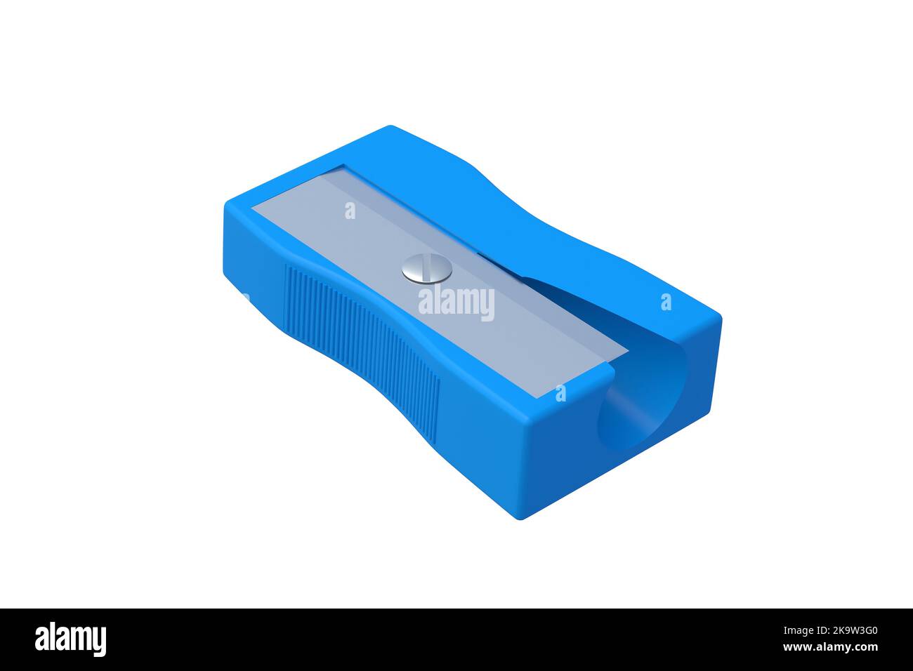 Pencil sharpener isolated on white background. Stationery accessories ...