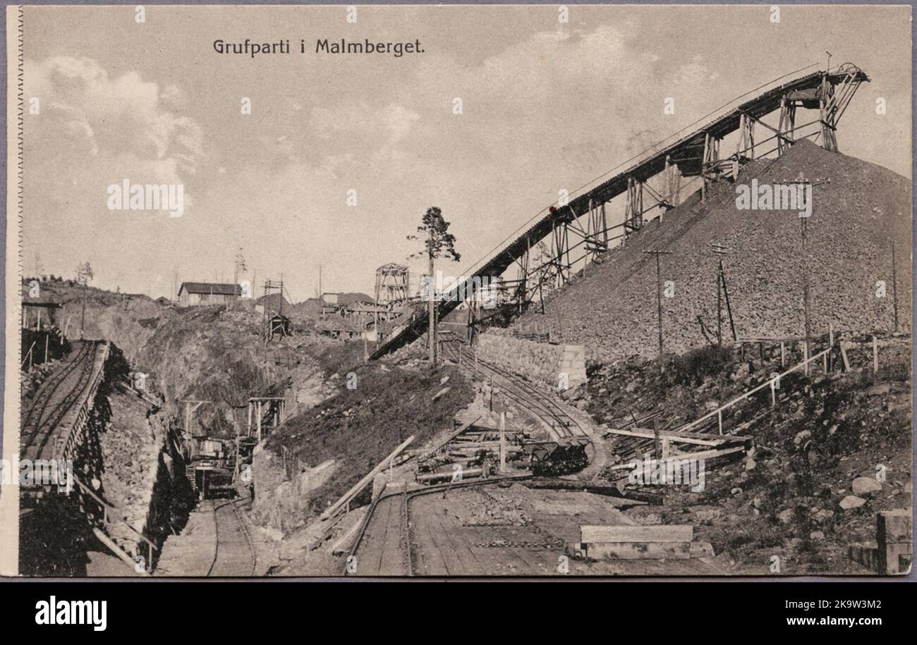 Duke mine in Malmberget Stock Photo - Alamy