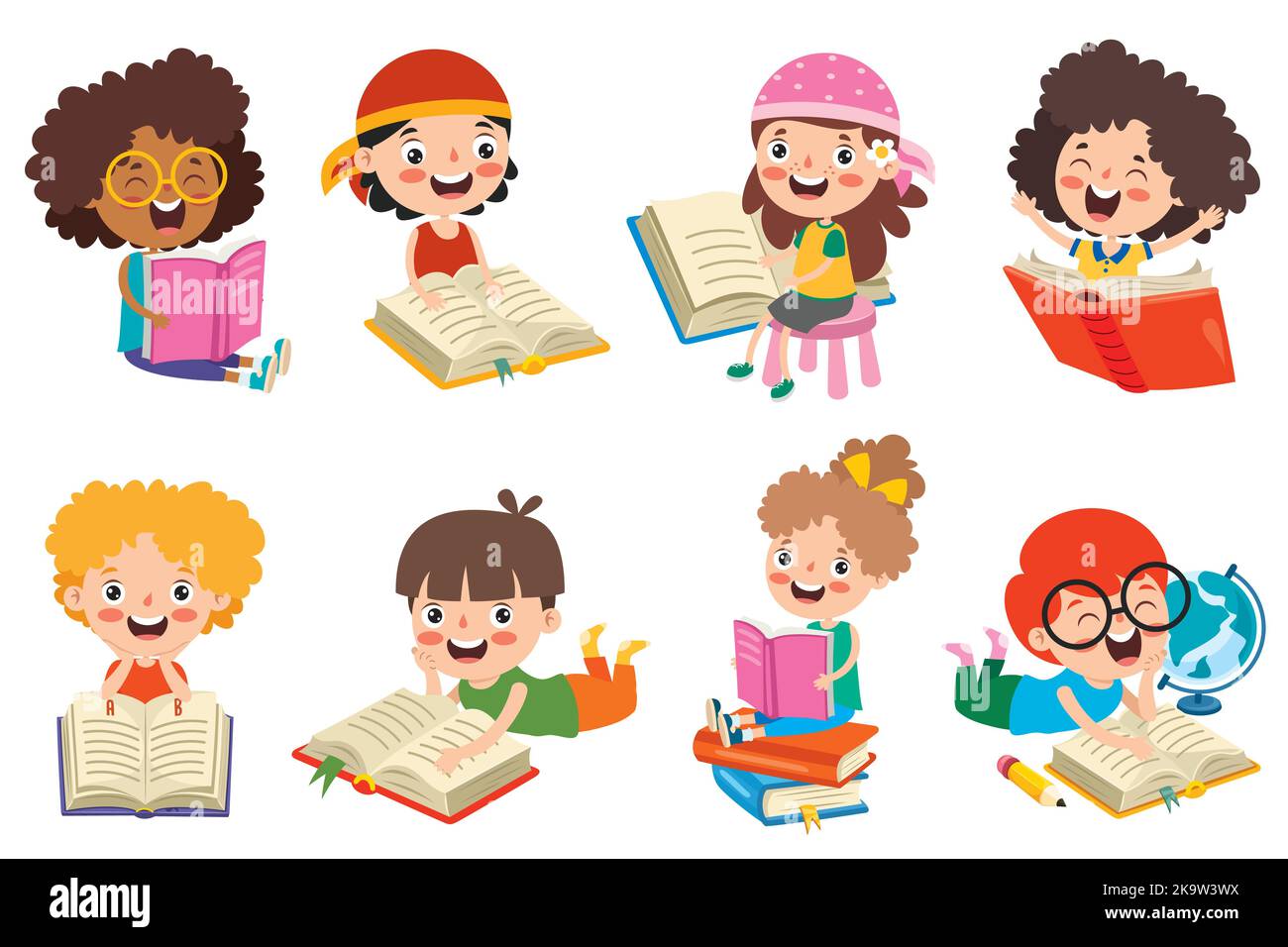 Education Concept With Cartoon Student Stock Vector Image & Art - Alamy