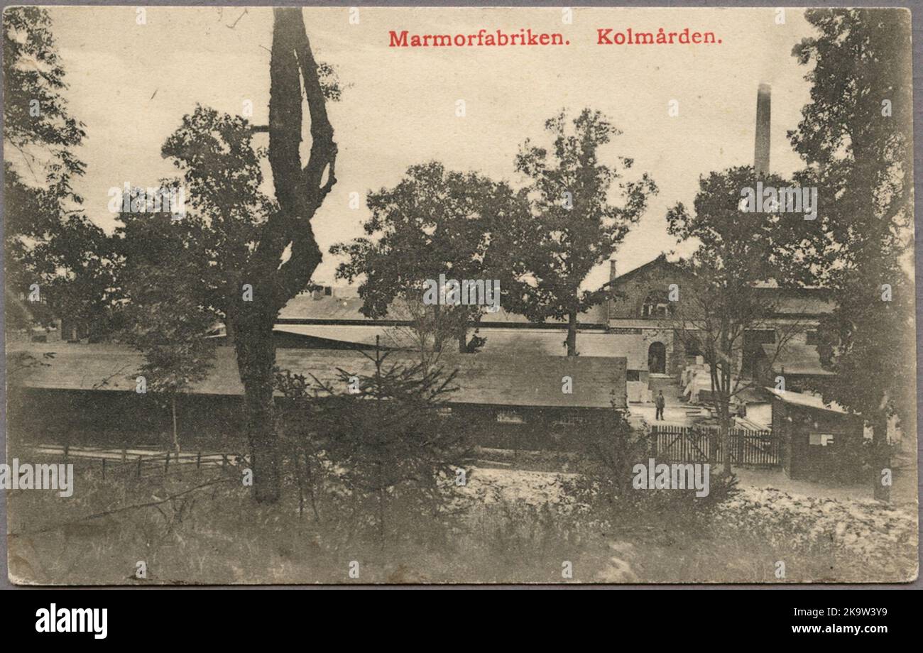 Marble factory in Kolmården Stock Photo - Alamy