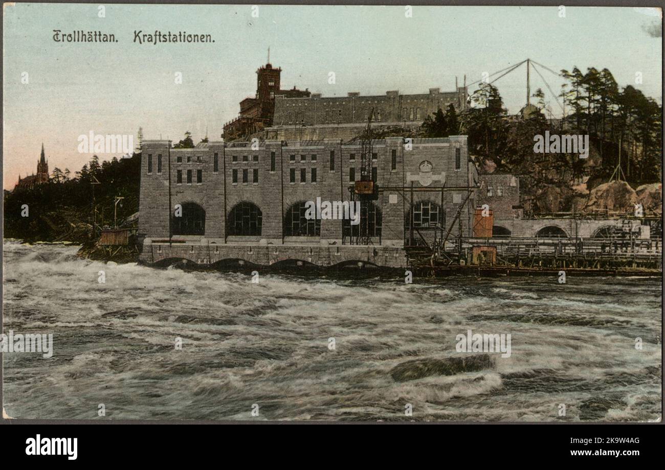 Olidan power plant in Trollhättan Stock Photo - Alamy