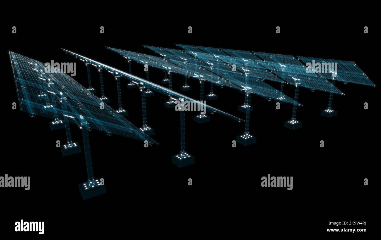 Solar Panel Concept. 3d illustration Stock Photo - Alamy
