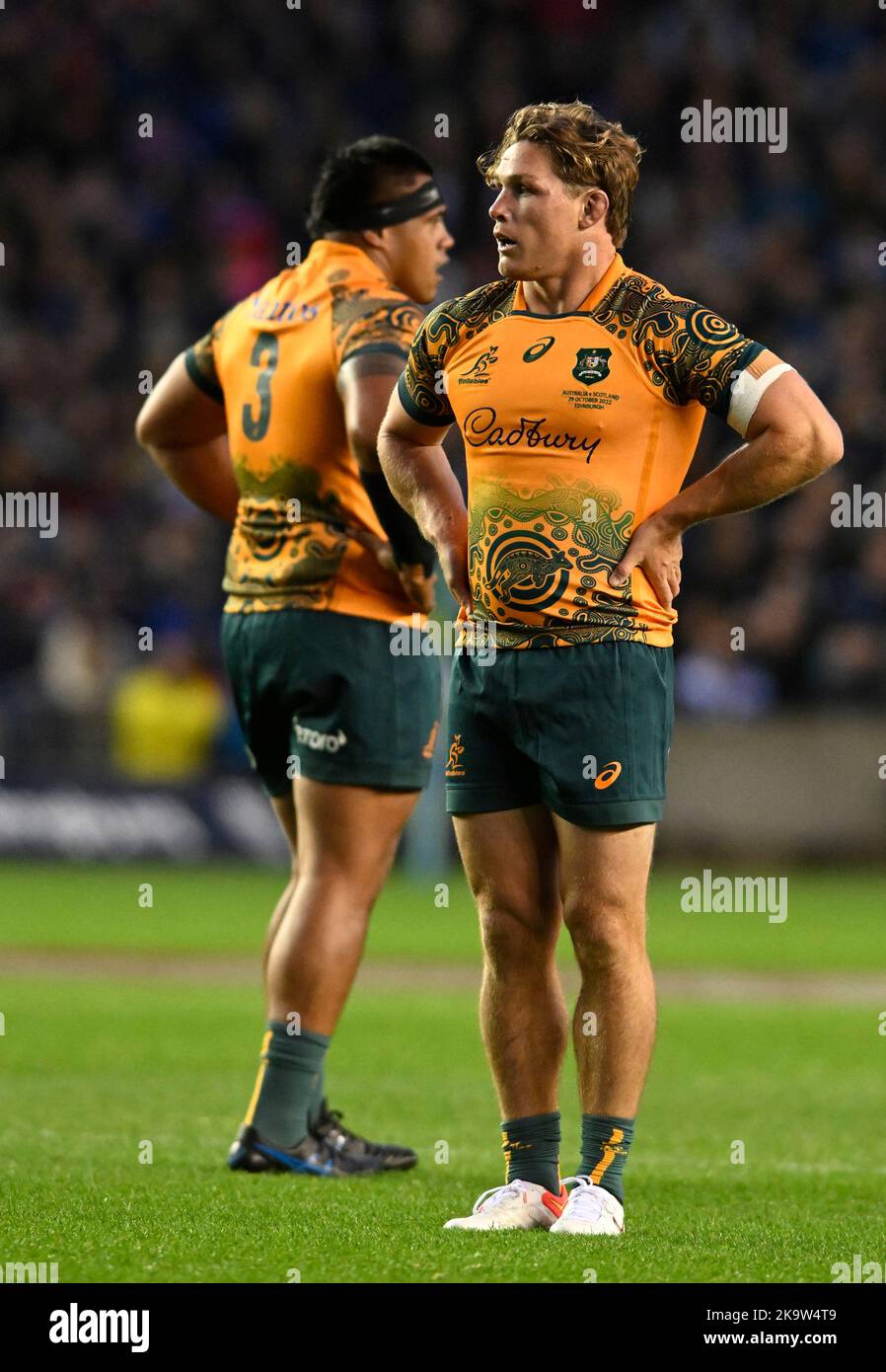 Edinburgh, UK. 29th October 2022. Michael Hooper of Australia during ...