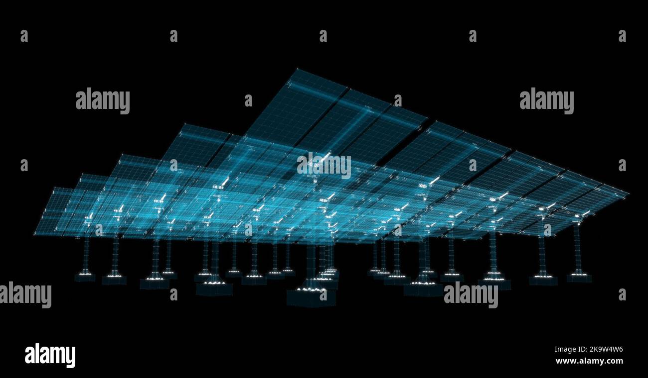 Solar Panel Concept. 3d illustration Stock Photo - Alamy