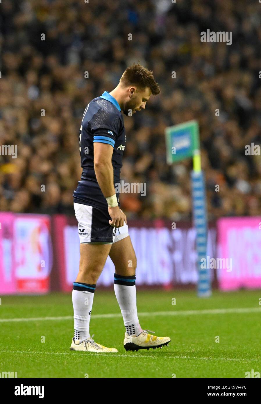 Edinburgh, UK. 29th October 2022. Ali Price of Scotland during the ...