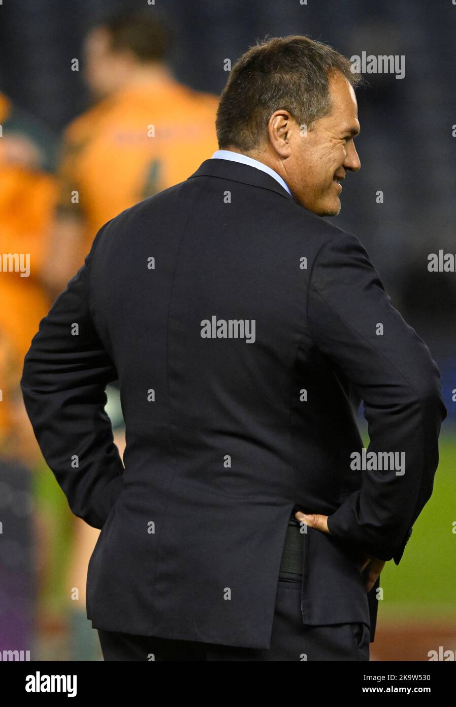 Edinburgh, UK. 29th October 2022. Former Glasgow Head Coach and current ...