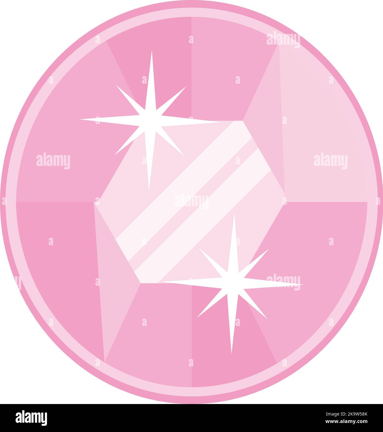 pink circle gemstone luxury Stock Vector Image & Art - Alamy