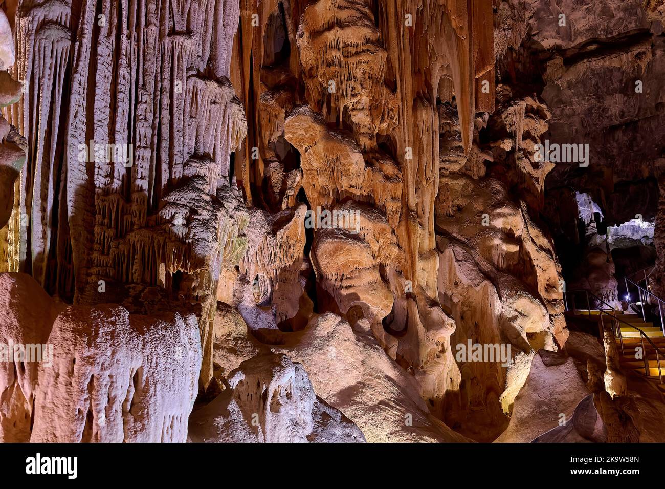 Inside the Cango Caves in South Africa Stock Photo - Alamy