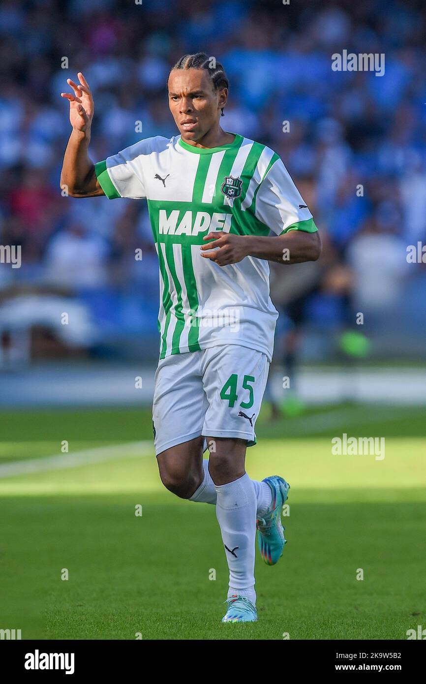 Naples, Italy. 29 Oct, 2022. Armand Lauriente of US Sassuolo during the ...